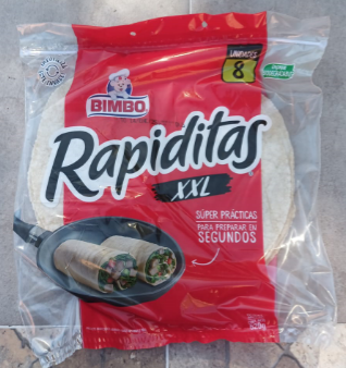 Rapiditas XXL – Bimbo, 8 unidades – 620 grs. – El pan a tu casa